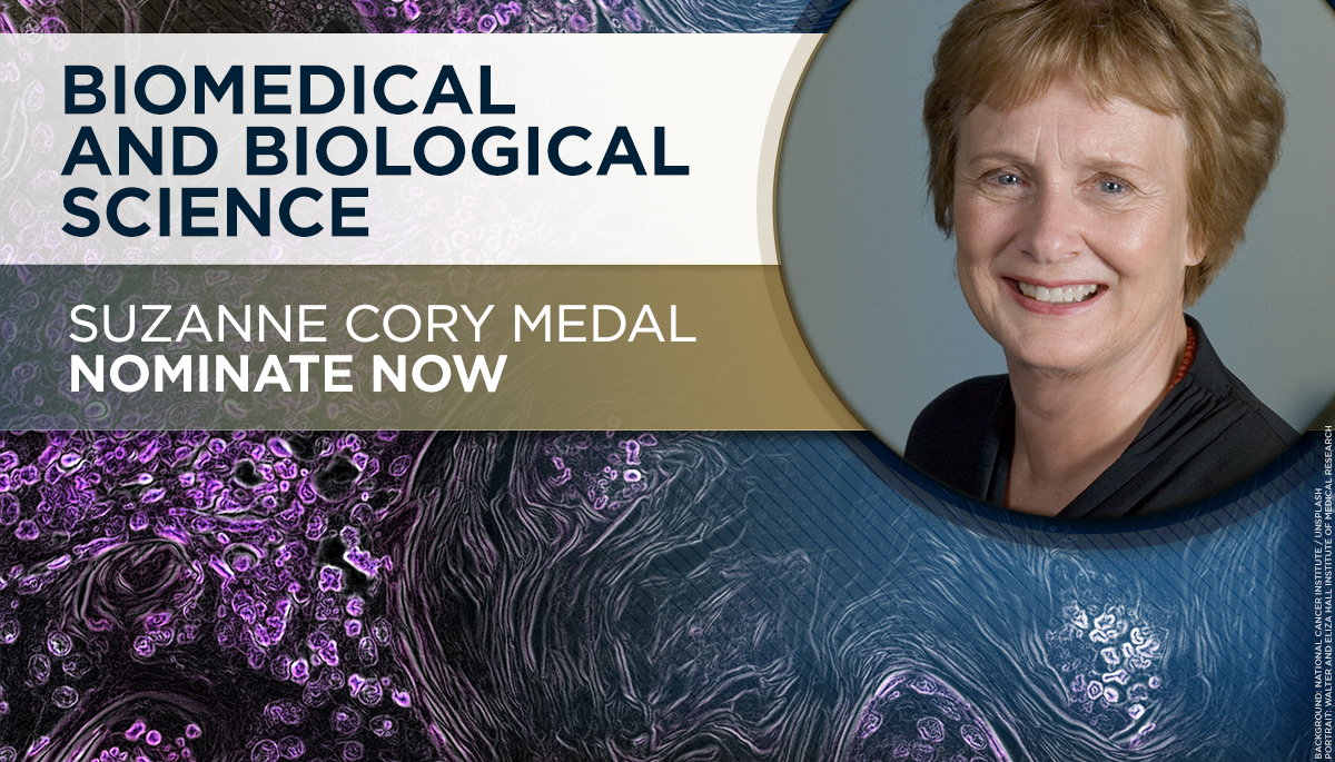 Suzanne Cory Medal | Australian Academy of Science
